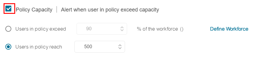 Creating a New Policy